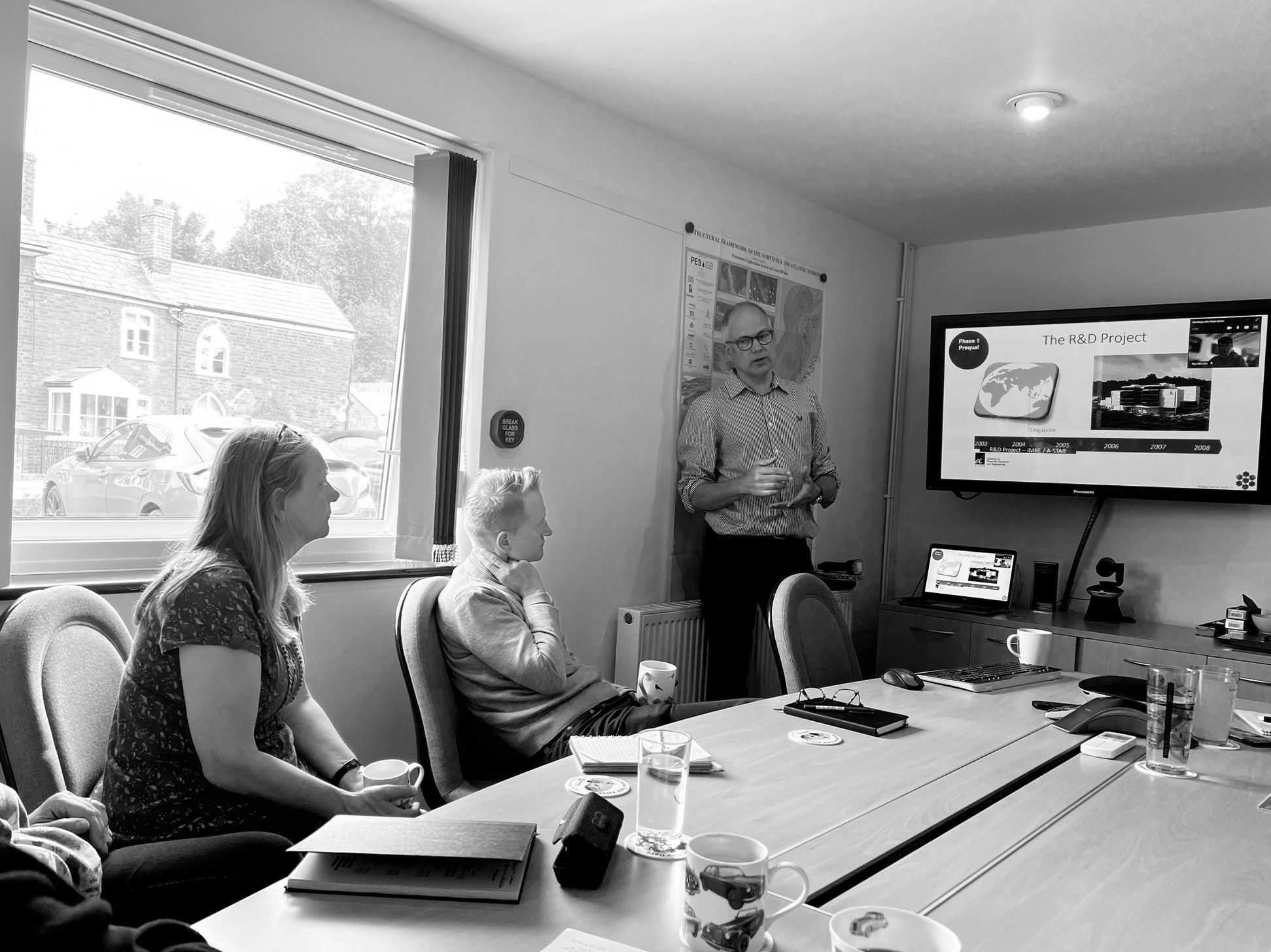 Adrian Burden visits Merlin - Merlin